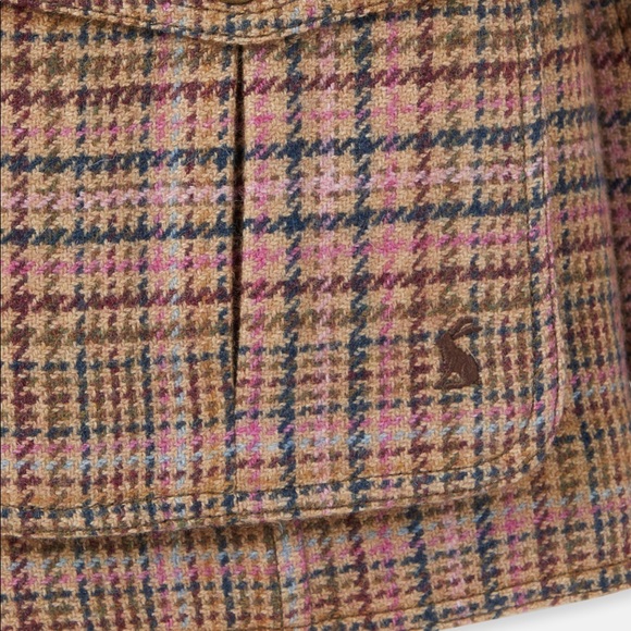 Joules | Jackets & Coats | Nwt Joules Tweed Classic Pink Tweed ...